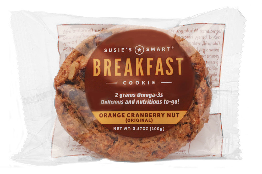 Susie's Smart Breakfast Cookie -- Start your day with 2 grams Omega-3s