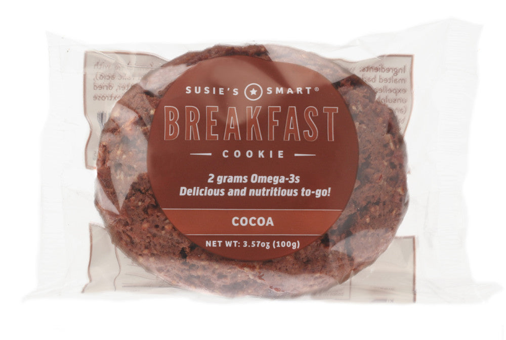 Susie's Smart Breakfast Cookie -- Start your day with 2 grams Omega-3s
